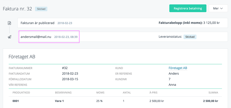 Hur skapar jag en faktura? | Bokio