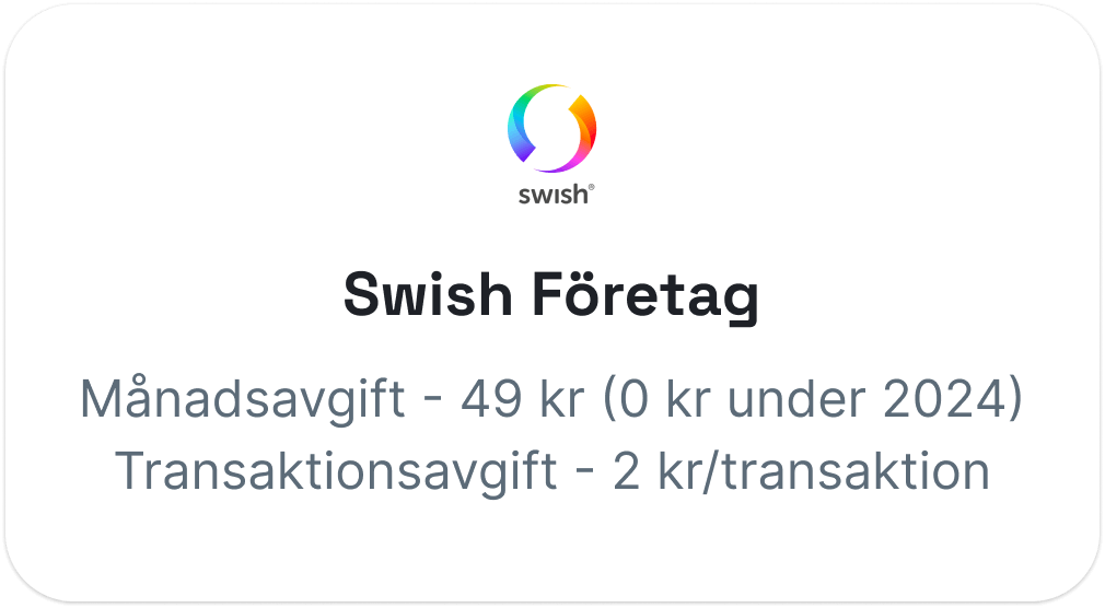 Swish Företag | Bokio