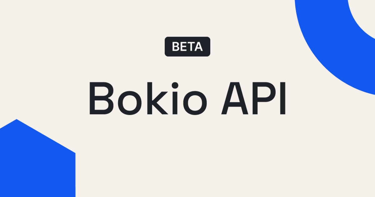 Bokio API - Nu som beta | Bokio